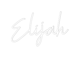 Brite Lite New Neon Sign: Elijah