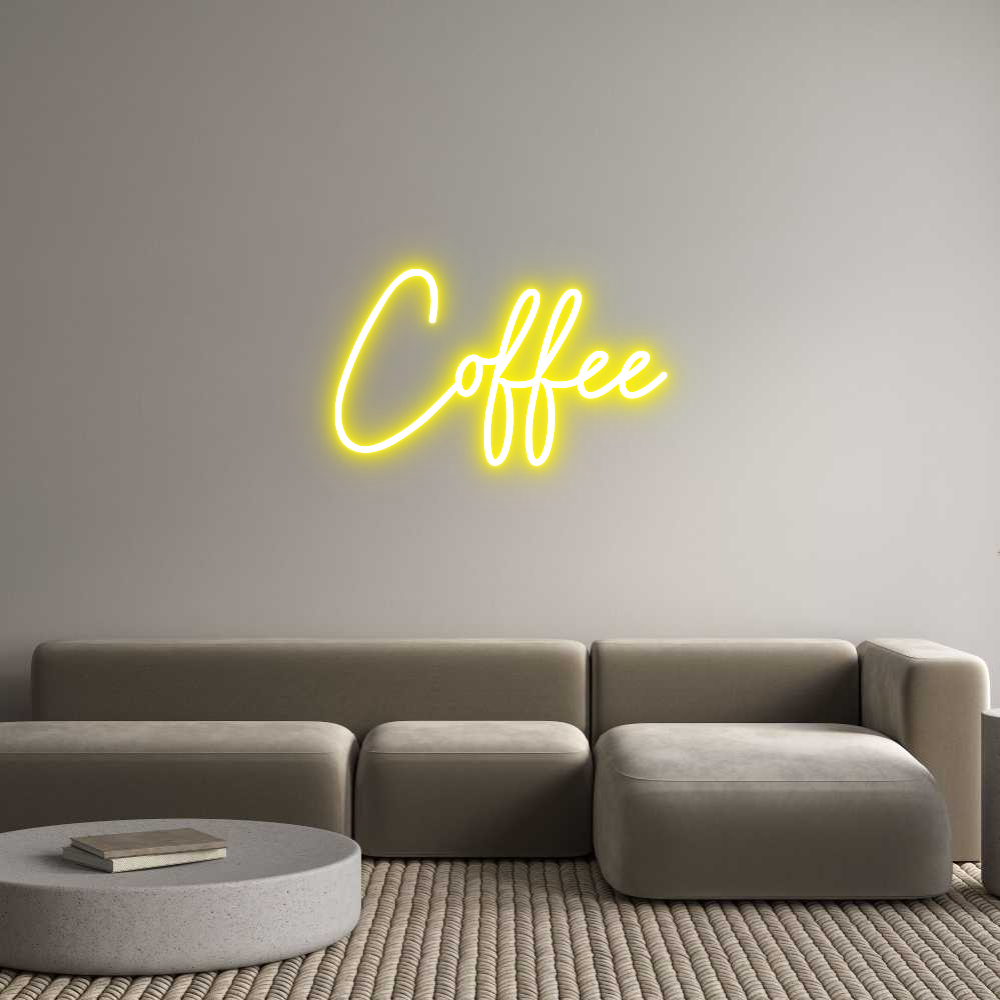 Custom Neon Sign Online Editor Coffee